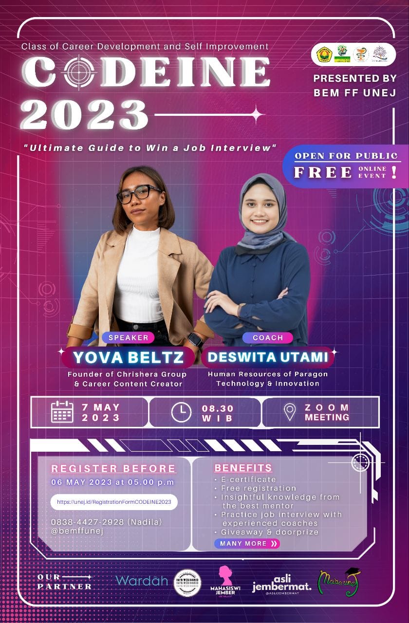 CODEINE 2023 – BEM Farmasi Universitas Jember
