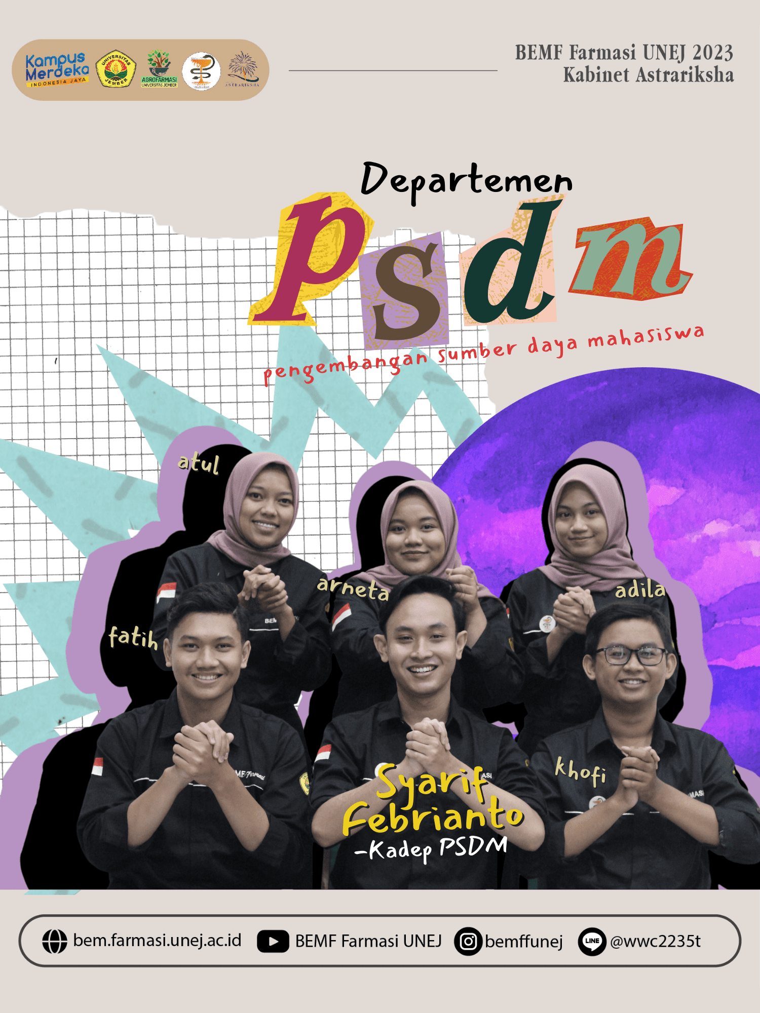 Pengembangan Sumber Daya Mahasiswa (PSDM) – BEM Farmasi Universitas Jember